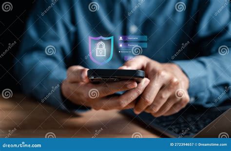 Cybersecurity And Privacy Concepts To Protect Data Businessman With Internet Network Security