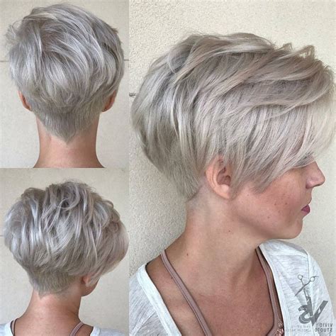 20 Photos Gray Pixie Hairstyles For Thick Hair