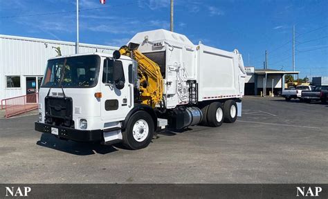 2012 Autocar Xpeditor 28 Yd Heil Side Loader Garbage Truck Tampa Fl