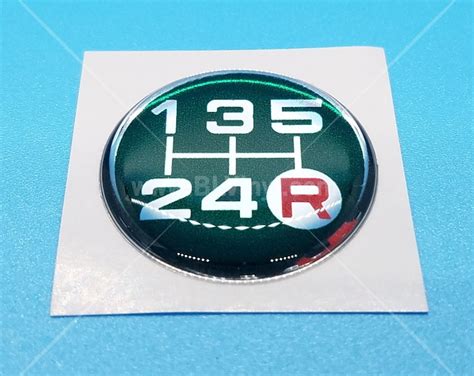 5 Speed Shift Pattern Decal 24mm Discontinued Etsy