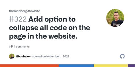 Add Option To Collapse All Code On The Page In The Website Issue