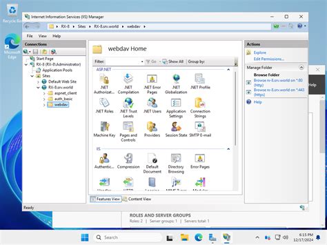 Windows Server IIS WebDAV Setting Server World Windows Server IIS WebDAV Setting Server World