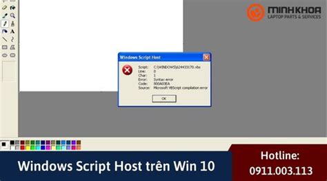 Cách Sửa Lỗi Windows Script Host Trên Win 10