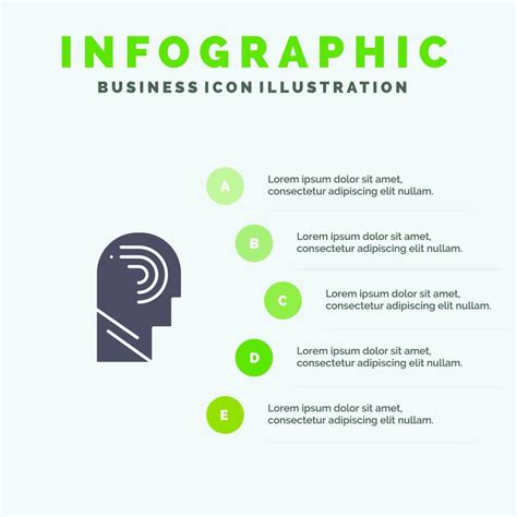 Access Human Manipulate Mind Switch Solid Icon Infographics 5 Steps