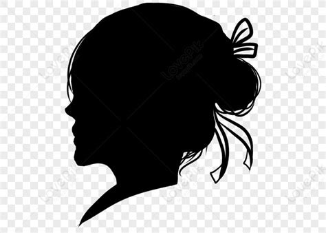 여자 개요 실루엣 레이디검은머리옆모습 Png 일러스트 무료 다운로드 Lovepik