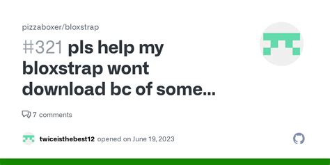 Pls Help My Bloxstrap Wont Download Bc Of Some System1010exception