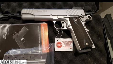 Armslist For Sale Sig 1911 Sme Traditional Match Elite 5 9mm