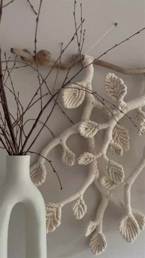 💙 Macramétutorial Tutorialmacrame Macrametutorial Macramekeychain Macramewallhanging