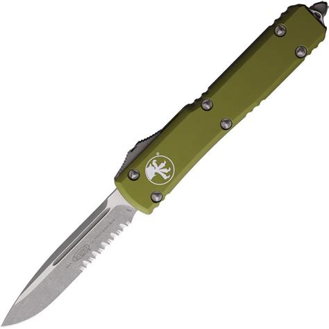 Microtech 12111apod Auto Ultratech Apocalyptic Part Serrated Single