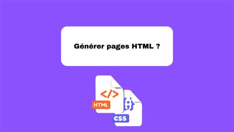 G N Ration Des Pages En Html Guide Complet Codespace