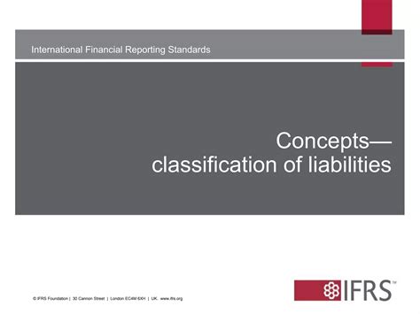 Classification Of Liabilities Ppt