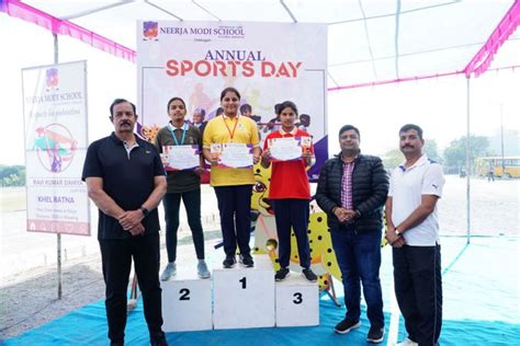 Neerja Modi Schools Annual Sports Festival Organized Winners Awarded