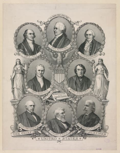 The Chief Justices Of The United States Free Images At