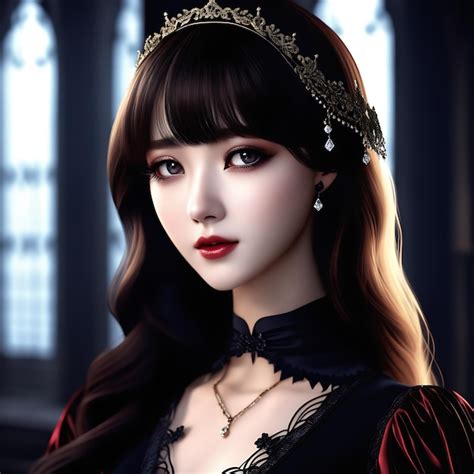 Premium Ai Image Gothic Girl