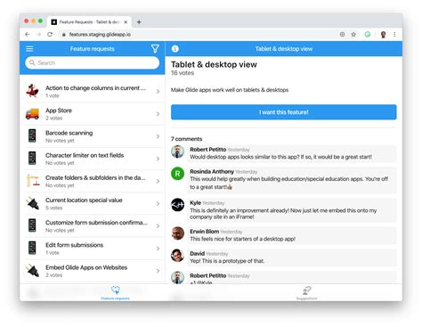 time after now feature ask for help glide community