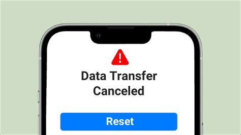 Data Transfer Canceled Error On New IPhone 16 15 Fixed