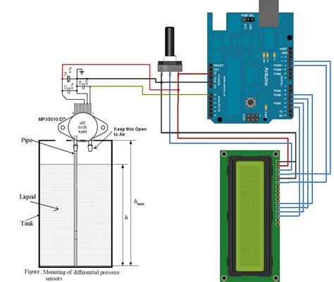 Pressure Sensor Simple Circuit Diagram
