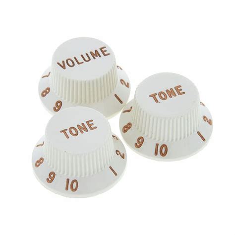 Fender Volandtone Knobs Set Parchment United Arab Emirates