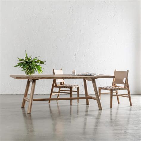noma trestle dining table collection living by design