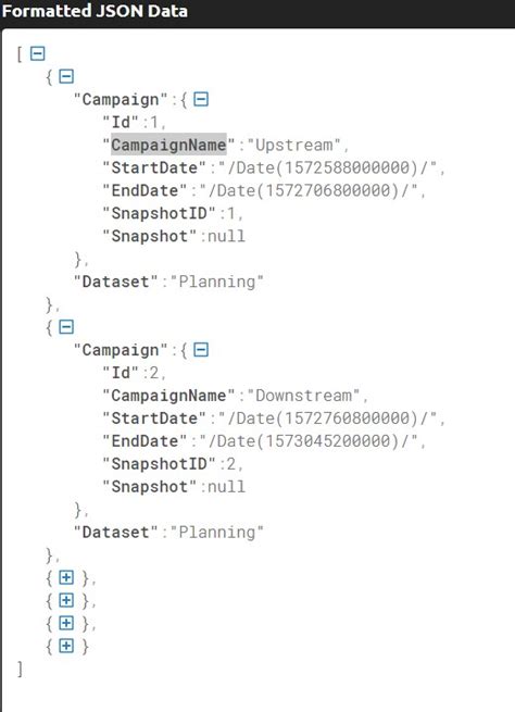 Javascript Read Data From Json With Multiple Json Objects In Order To
