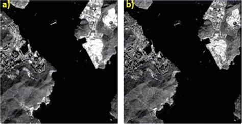 An Example Of Spatial Enhancement Filtering Original Image A And