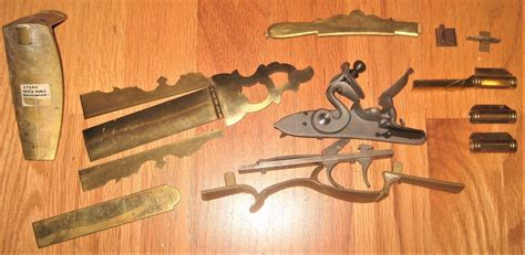 Muzzleloader Pennsylvania Parts Set Landr Flint Black Powder Dwps6