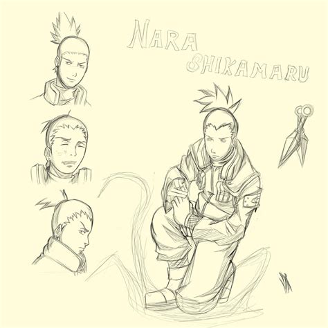 Shikamaru Sketches By Johnny Wolf On Deviantart