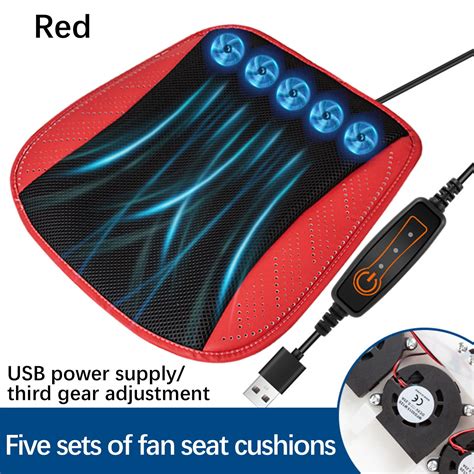 Kezqiaxn Usb Coolings Car Seat Cushion Cool Car Seat With Fan Summer