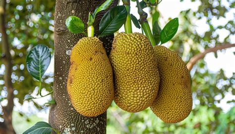 Premium Photo Jackfruit Hanging On Jackfruit Tree