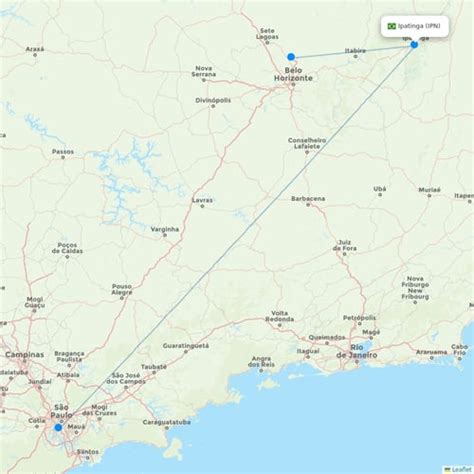 Ipatinga Ipn Flight Routes And Destinations Flight Routes