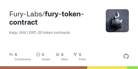 GitHub Fury Labs Fury Token Contract Kaiju KAI ERC 20 Token Contracts