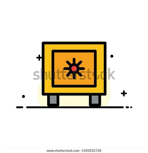 Locker Lock Global Logistic Business Flat Stock Vector Royalty Free 1420032728 Shutterstock