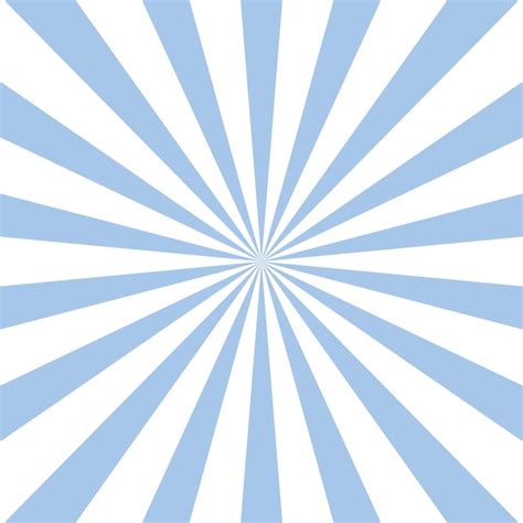Fondo De Vector De Rayos De Sol Azul Vector Premium