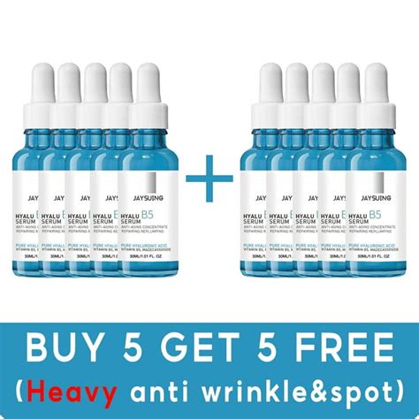 Hyaluronic Acid Facial Serum Anti Wrinkle Lift Tightening Fade Forehead