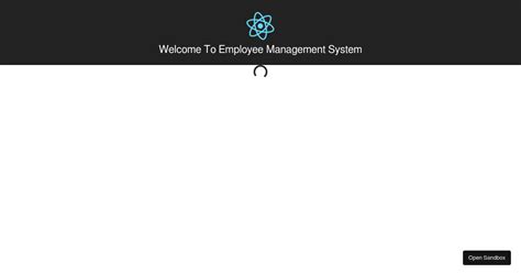 Employee Management System Codesandbox