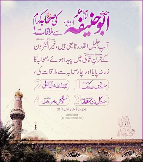 Imam Azam Abu Hanifa Short Biography