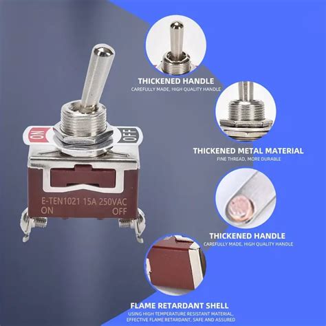 Toggle Switch 30a 12vdc 15a 250vac Heavy Duty Car Boat Temu