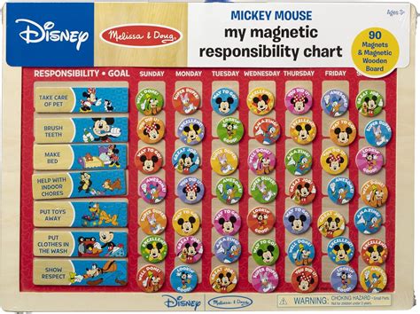 Disney Mickey Mouse Clubhouse My Magnetic Responsibility Chart