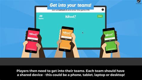 How To Launch A Game Of Kahoot In Team Mode R Learnenglishfree