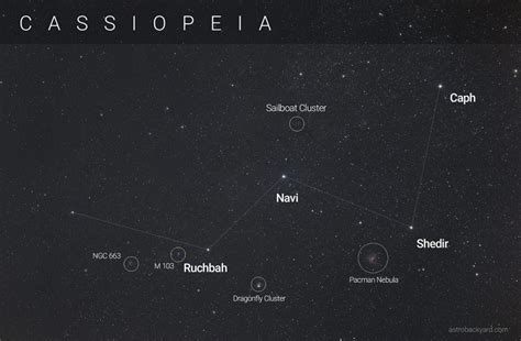 The Constellation Cassiopeia Pictures Facts And Location