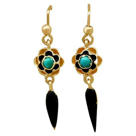 Early Victorian Yellow Gold Micromosaic Dove Earrings At 1stdibs
