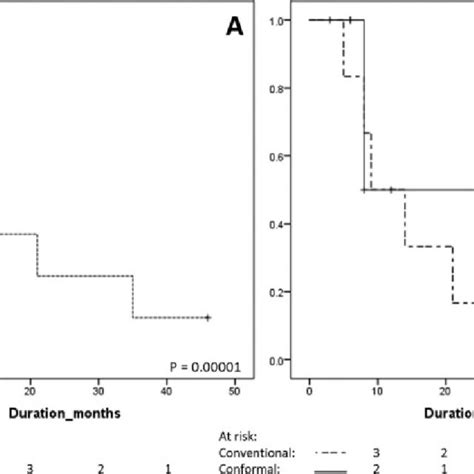 Comparative Kaplan Meier Survival Curves Of Patients In Our Cohort A