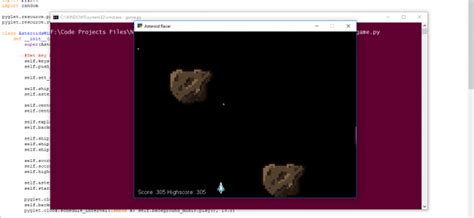 Asteroid Racer Game In Python With Source Code Source Code Projects