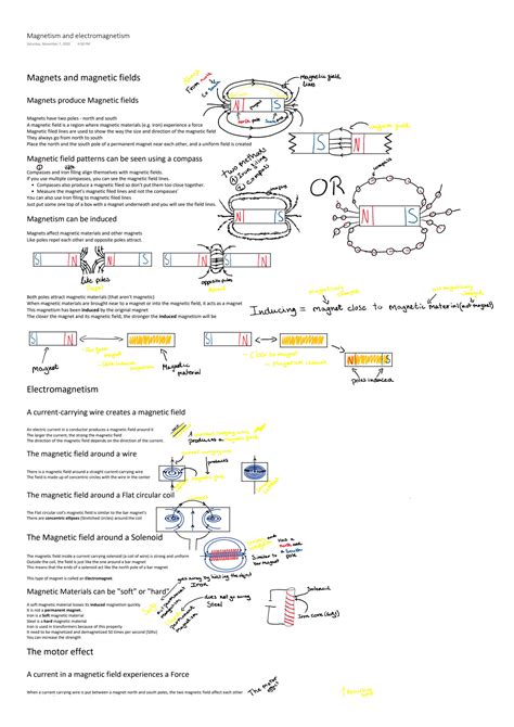 SOLUTION Physics Magnetism And Electromagnetism Igcse And Gcse Studypool