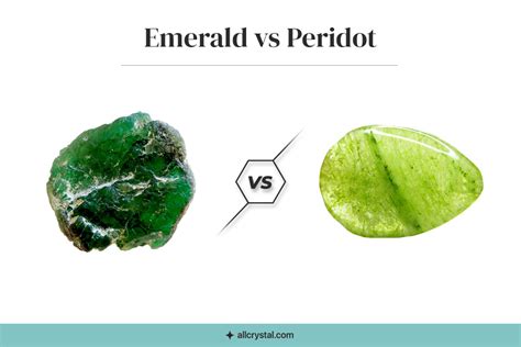 Emerald Vs Peridot What Are The Differences Allcrystal