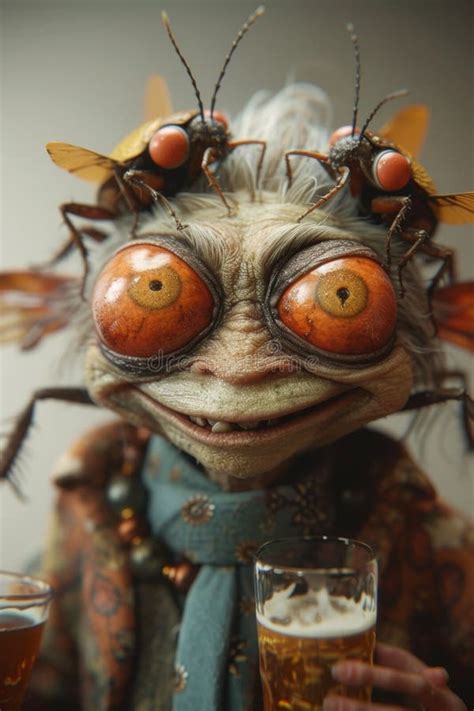 Funny Cartoon Character Cockroach 3d Illustration Stock Illustration