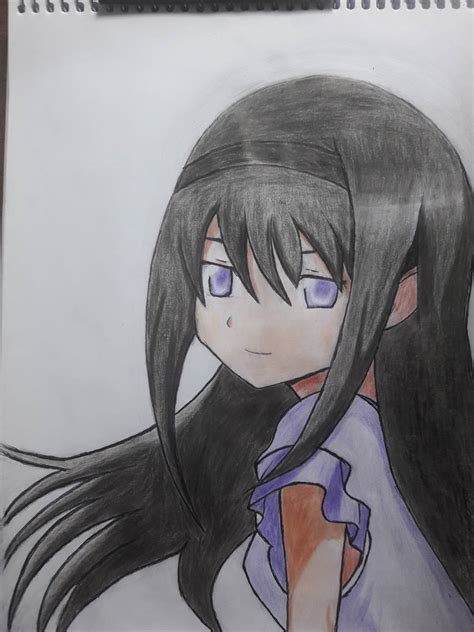 Homura Akemi Draw By Xnandoxx On Deviantart
