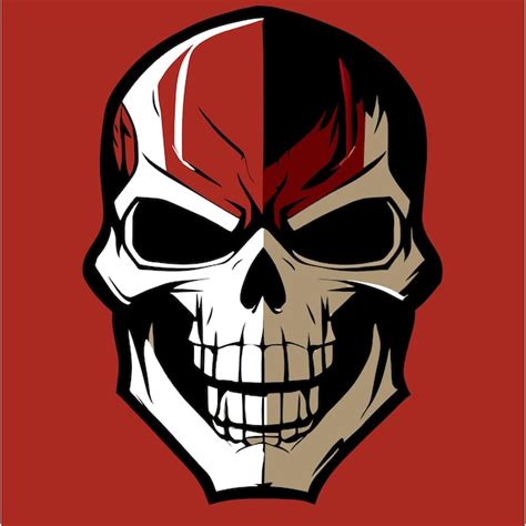 Urban Cybergoth Intricacy Futuristic Skull Mask Premium Ai Generated