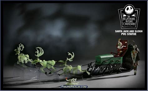 Nightmare Before Christmas Santas Sleigh Santa Jack And Skeleton