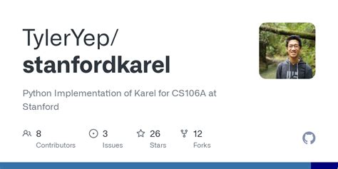 github tyleryep stanfordkarel python implementation of karel for cs106a at stanford
